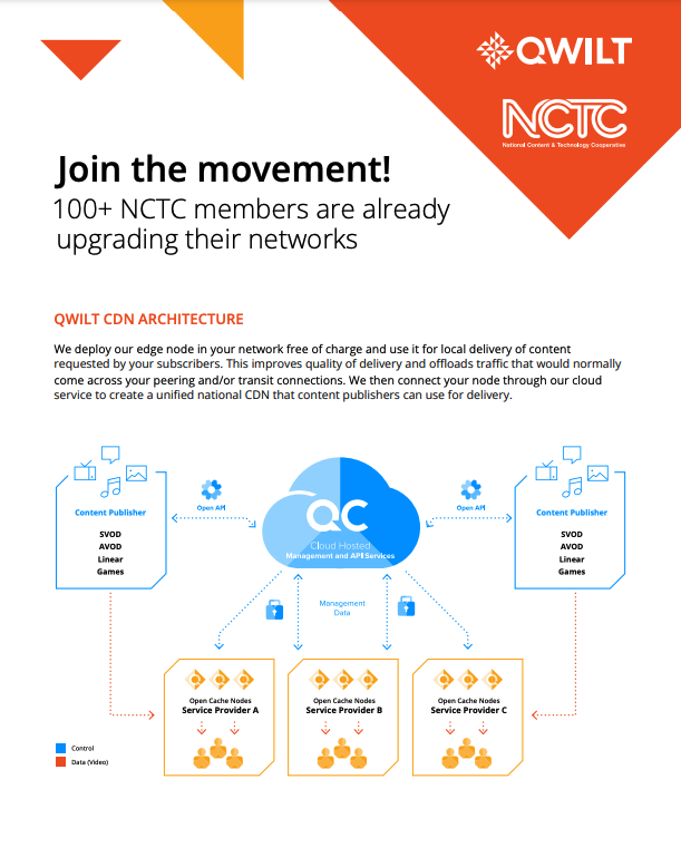 Qwilt/NCTC Fact Sheet for Service Providers - Qwilt