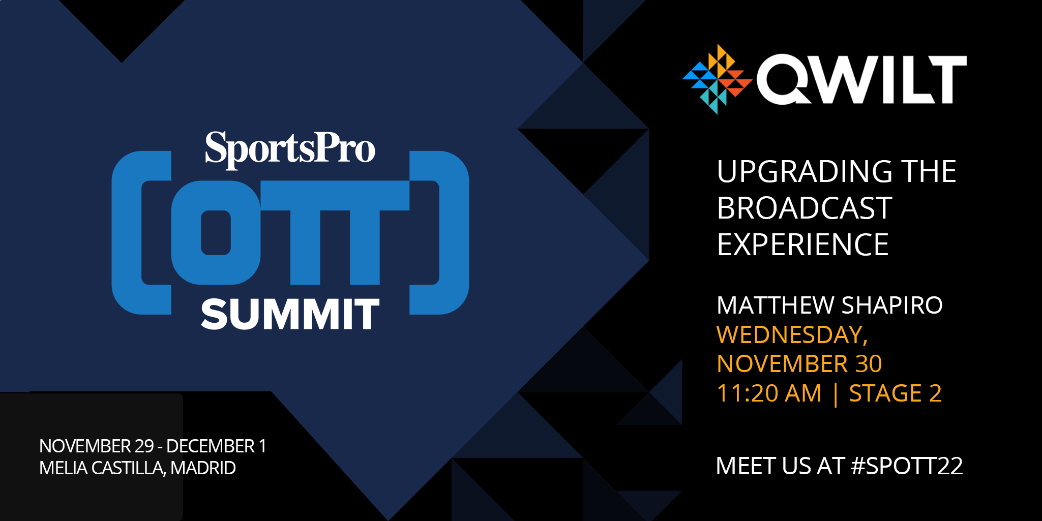 SportsPro OTT Summit Preview: Upgrading the Broadcast Experience - Qwilt